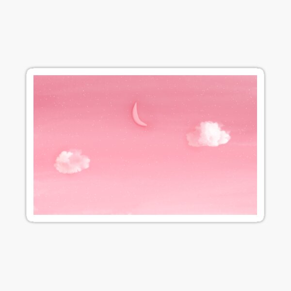 "aesthetic pink sky" Sticker by Sadrozi | Redbubble