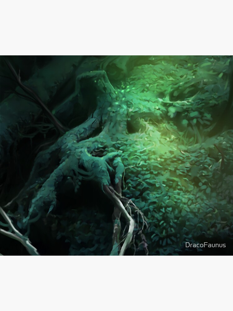 "Through the canopies" Sticker for Sale by DracoFaunus | Redbubble