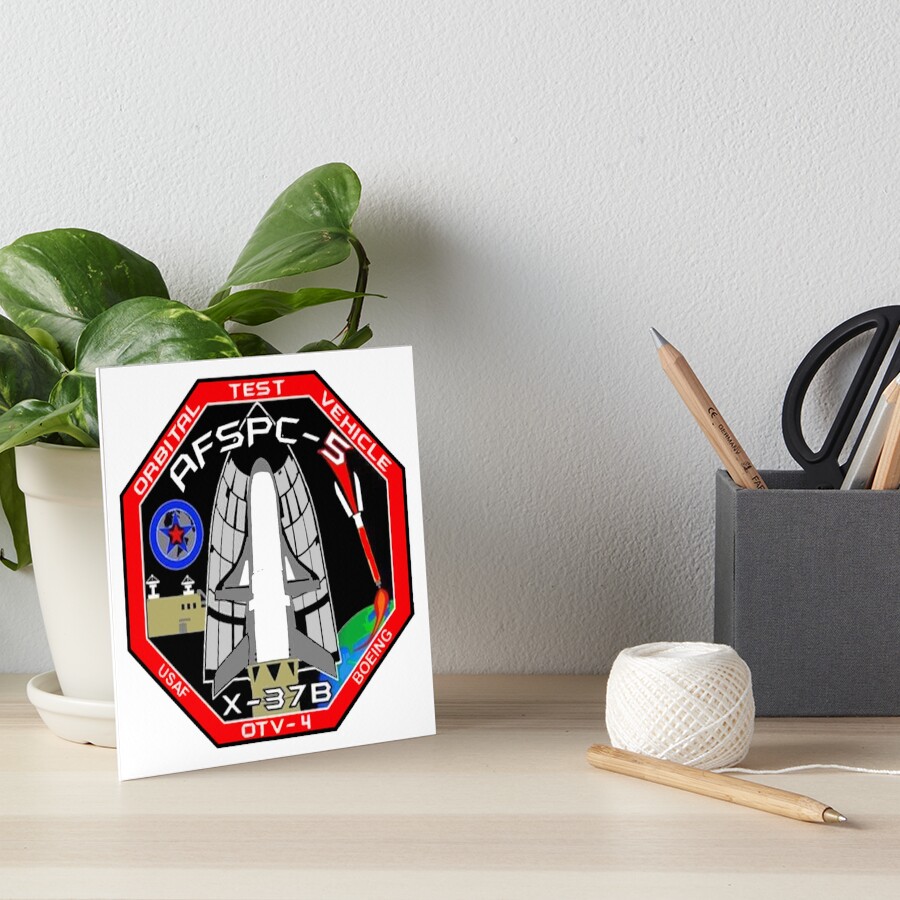 "Orbital Test Vehicle 4 AFSPC Logo" Art Board Print for Sale by ...