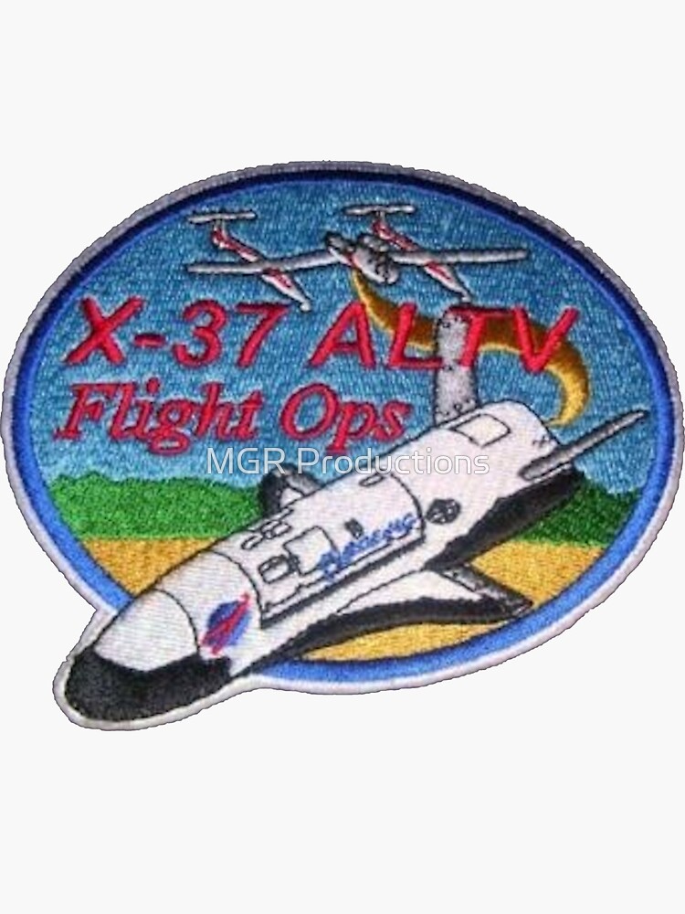 "Approach and Landing Test Vehicle Flight Operations Patch" Sticker for ...