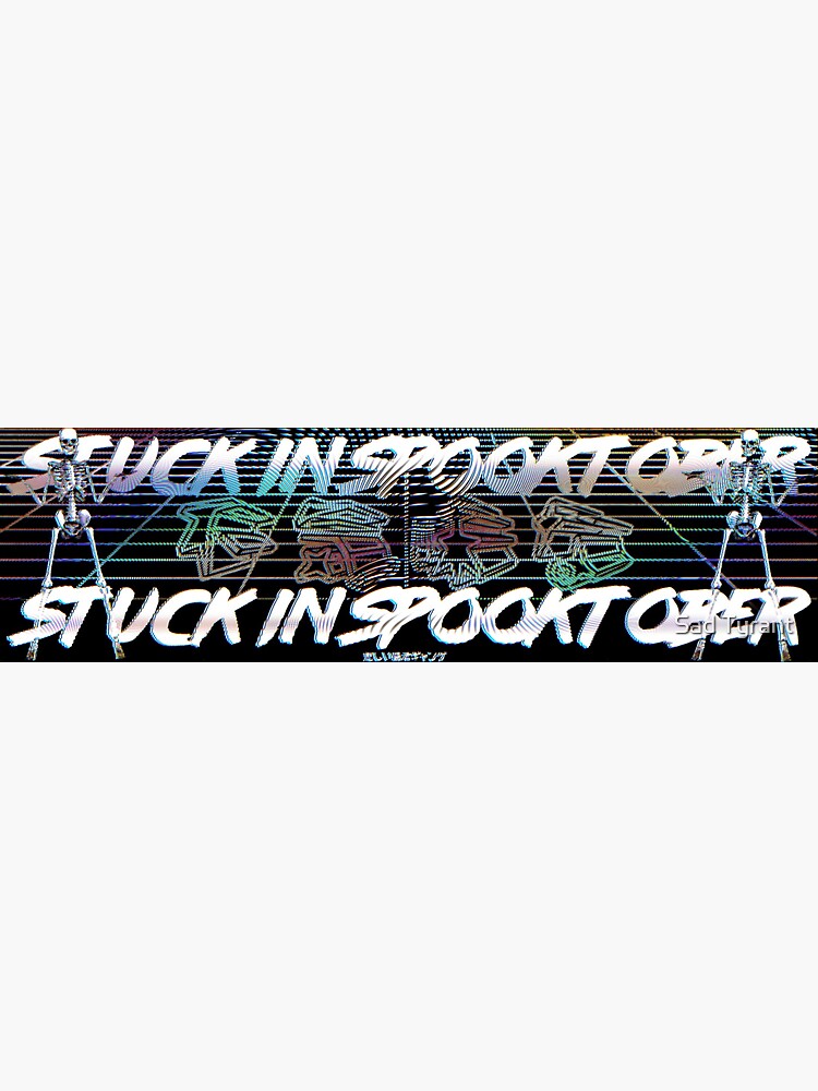 "Spooktober Slap Sticker Variant 2" Sticker for Sale by APGaming ...