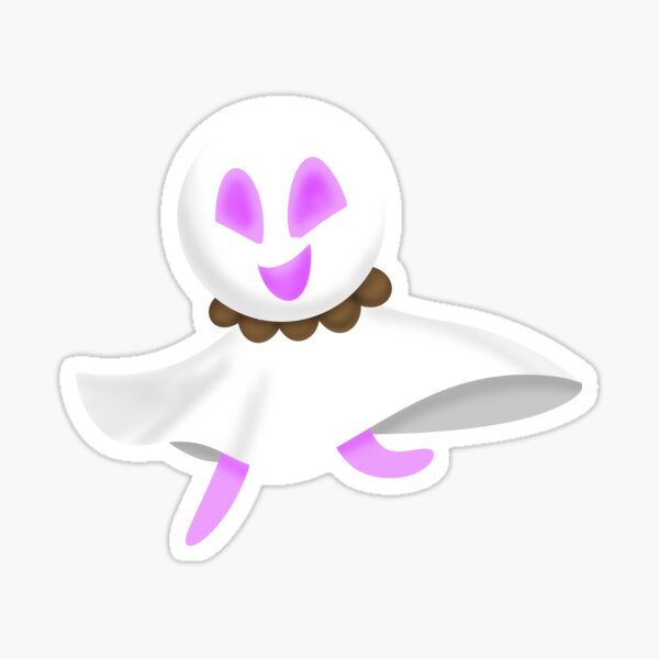 "Purple Ghostie" Sticker for Sale by Madame-Deer | Redbubble