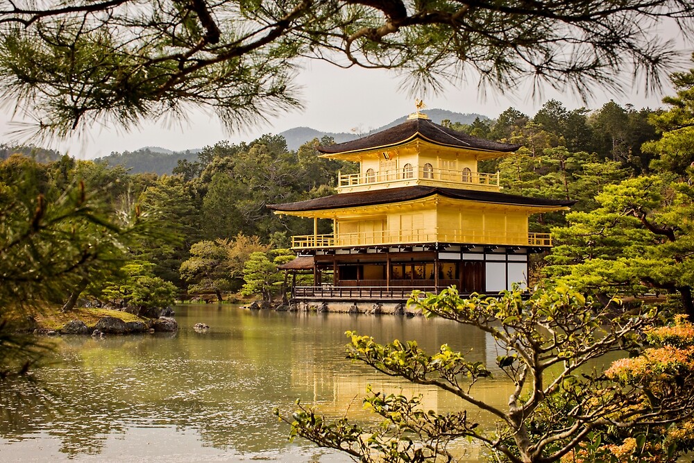 "The Golden Pavilion" by vividpeach | Redbubble