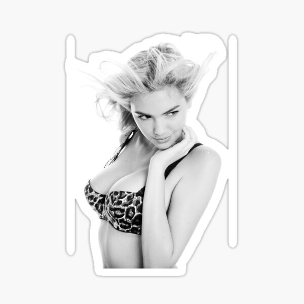 "KATE B&W" Sticker for Sale by jayloe | Redbubble