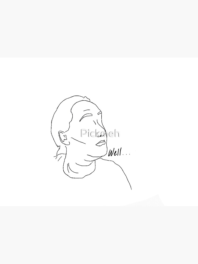 "Kombucha girl outline" Sticker by Pickmeh | Redbubble