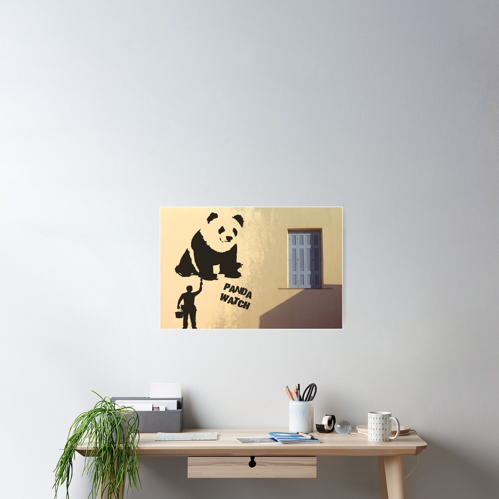 "Panda Watch" Poster for Sale by S-Shadowman | Redbubble