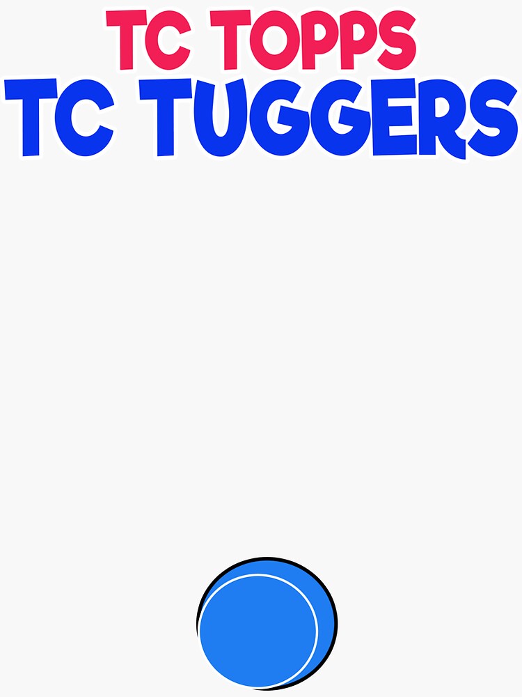 "TC Top - TC Tuggers " Sticker for Sale by cvittoe | Redbubble