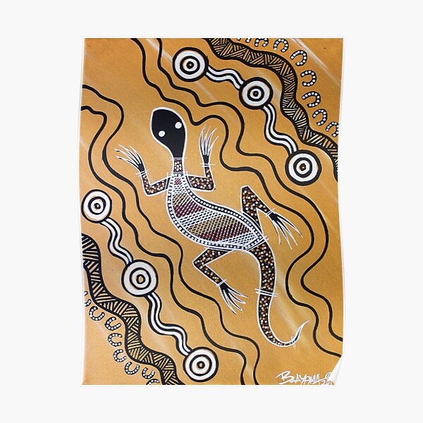 Goanna Wall Art | Redbubble
