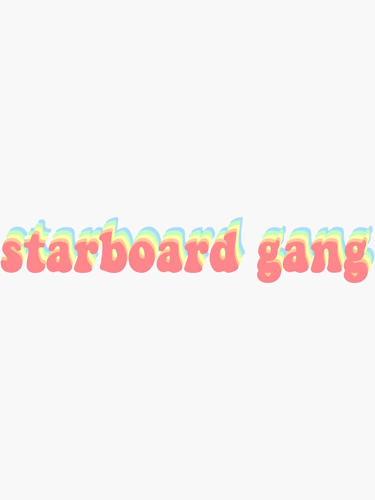 "starboard gang sticker" Sticker by madisonmaria | Redbubble