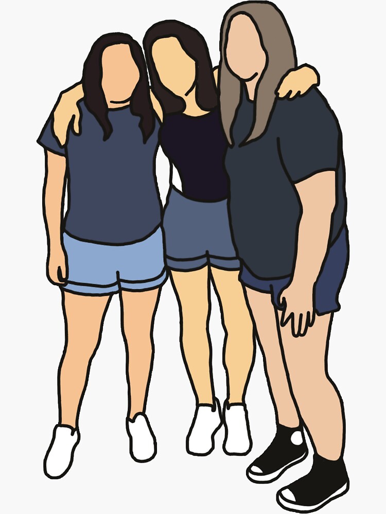 "Tobi and friends" Sticker by GabbyUsalis | Redbubble