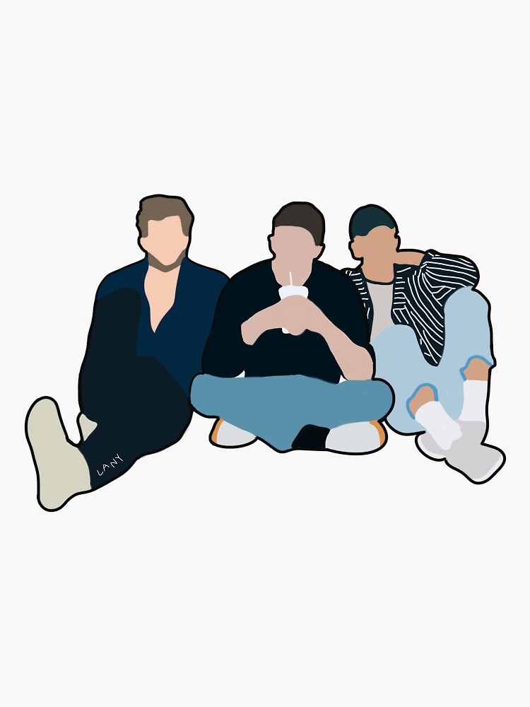 "LANY" Sticker for Sale by iitslexii | Redbubble