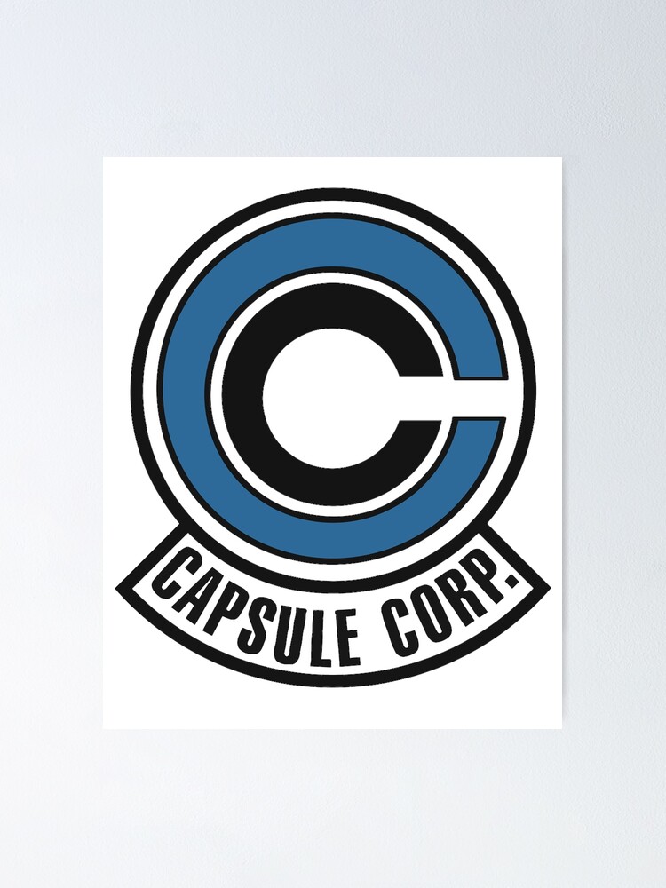 "DBZ Capsule Corp Sticker" Poster for Sale by Litheon | Redbubble