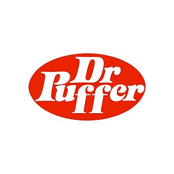 "Dr. Puffer Cola" Sticker for Sale by StrainSpot | Redbubble