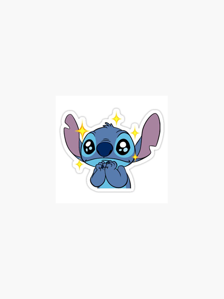 "stitch with some glam" Sticker for Sale by willowsippel | Redbubble