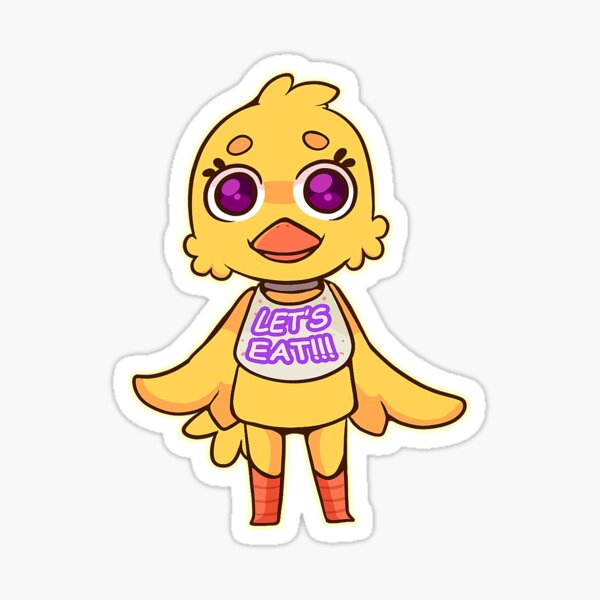 Fnaf Chica Stickers | Redbubble
