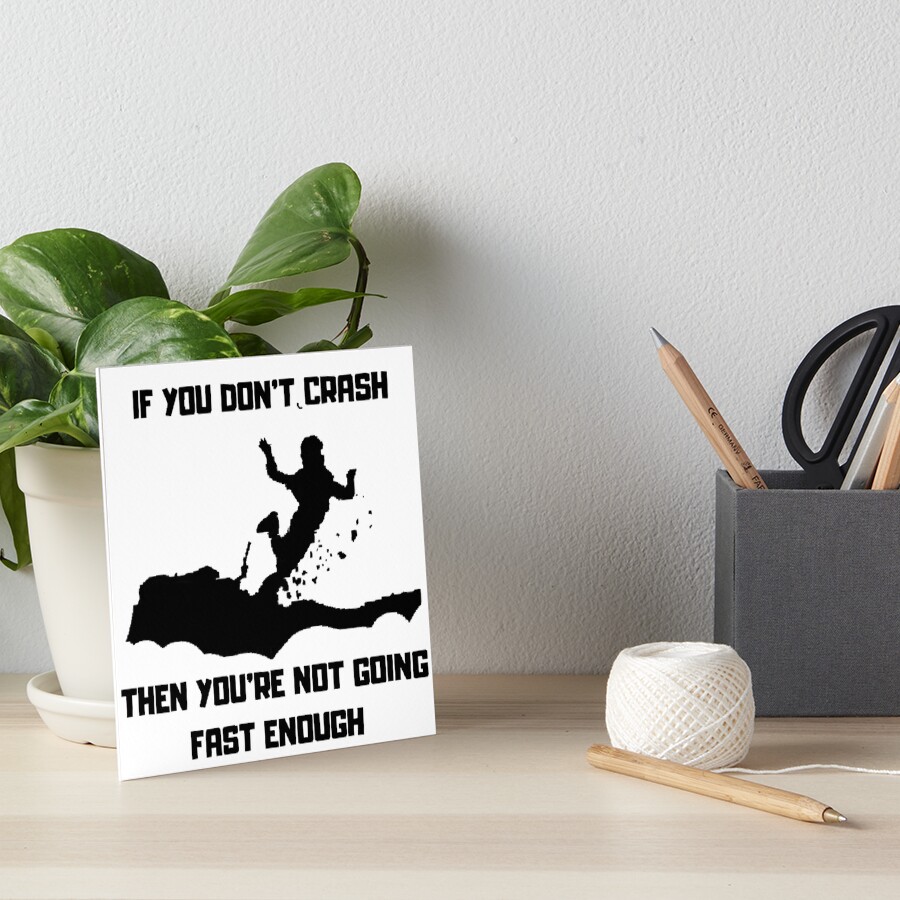 "CRASH MEME" Art Board Print by tunedinn | Redbubble