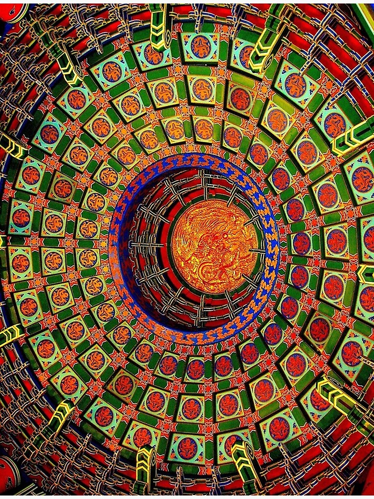 "CHINESE; Psychedelic 3D Illusion Art Print " Poster by kaldfared ...