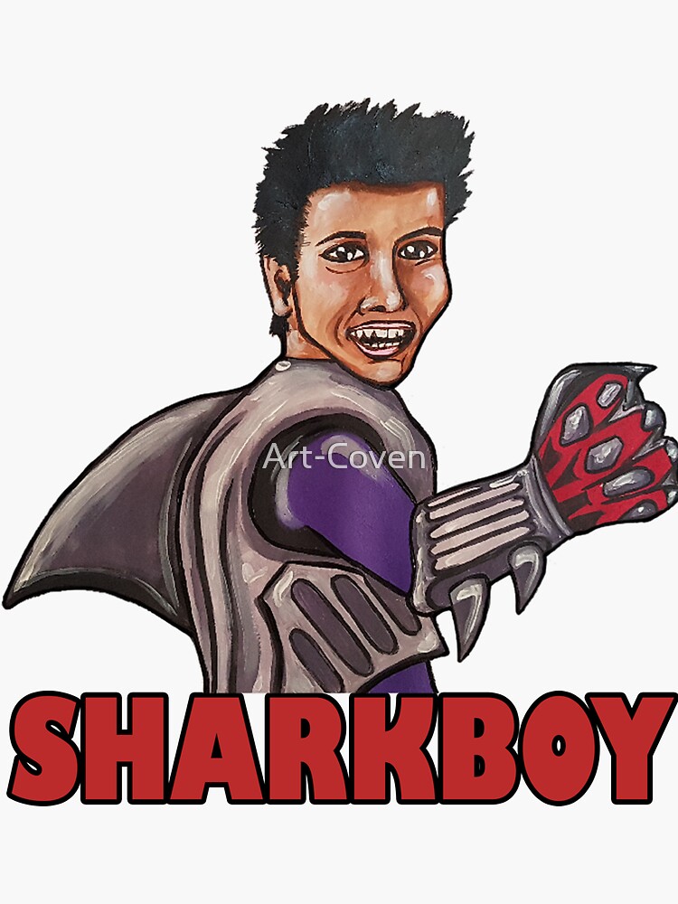 "Sharkboy" Sticker for Sale by Art-Coven | Redbubble