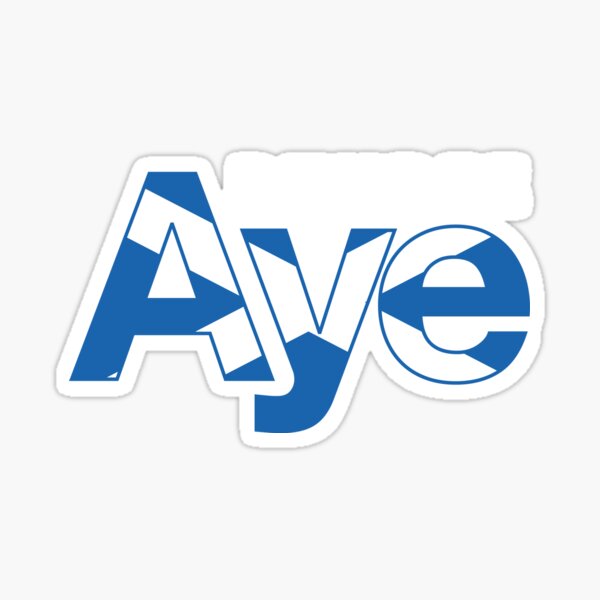 "Scottish Independence - IndyRef2 - Aye Dundee" Sticker by MadPanda ...