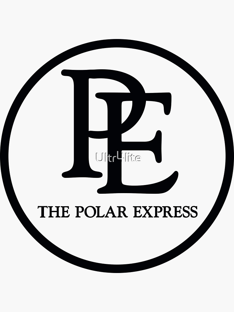 "The Polar Express Logo" Sticker for Sale by Ultr4lite | Redbubble