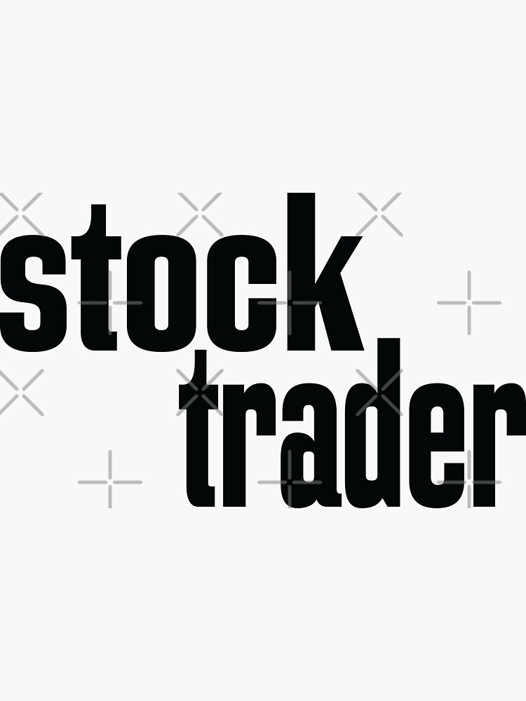 "Stock Trader Stock Trading Wall Street Bull Bear Market" Sticker for ...