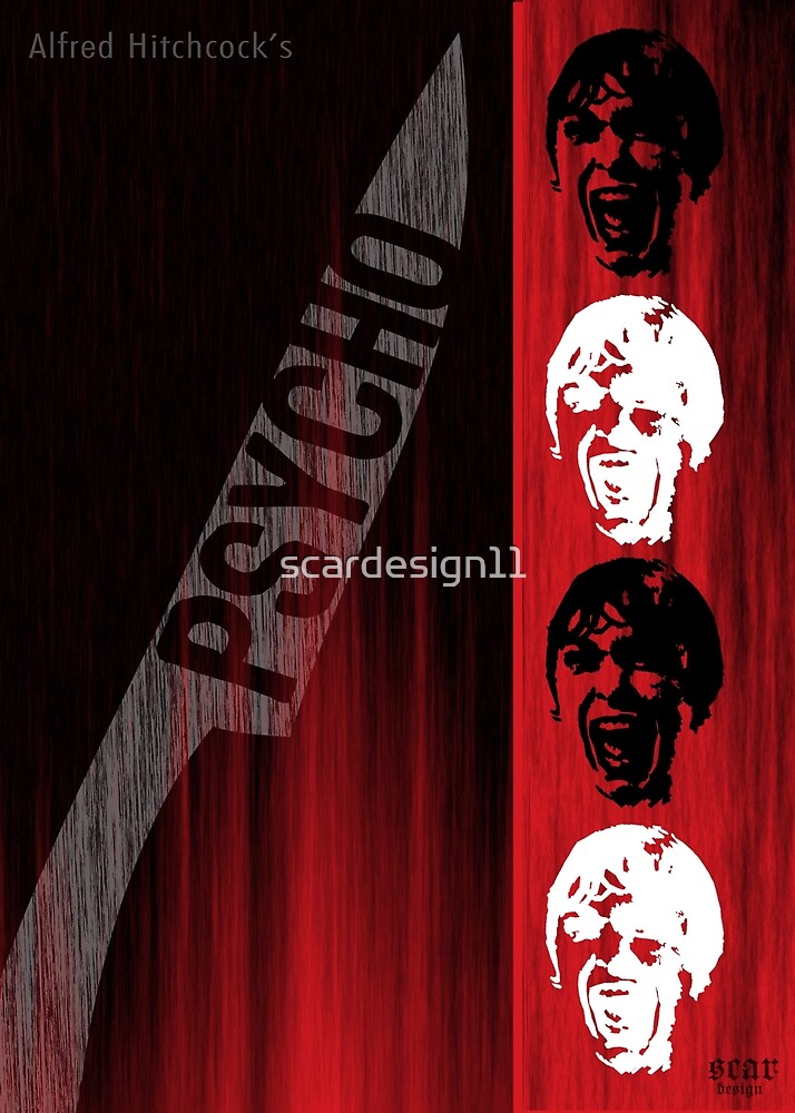 "Psycho Scream Alternative Movie Poster" by scardesign11 | Redbubble