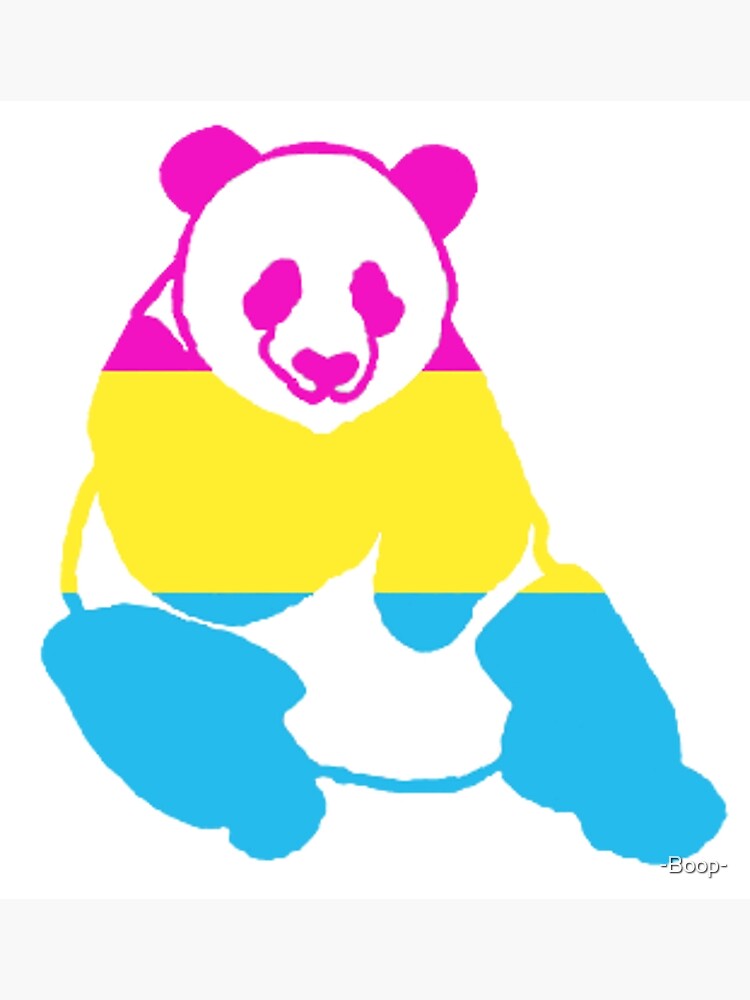 "Pan-da" Poster by -Boop- | Redbubble