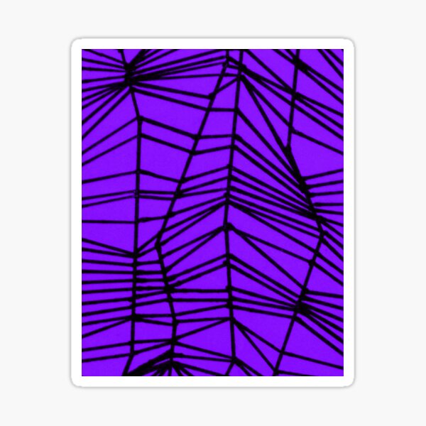 "Purple with black lines" Sticker for Sale by SLCPhotoDesign | Redbubble