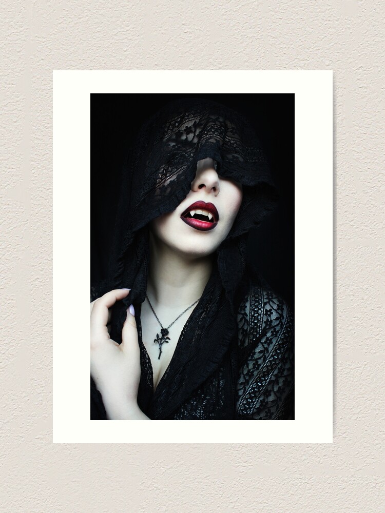 "Vampire Bride" Art Print by LaEsmeralda | Redbubble