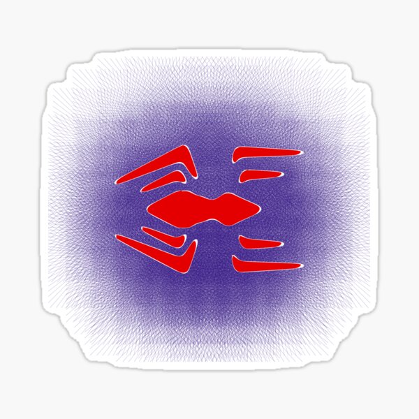 "Red Spider" Sticker by valienterook | Redbubble