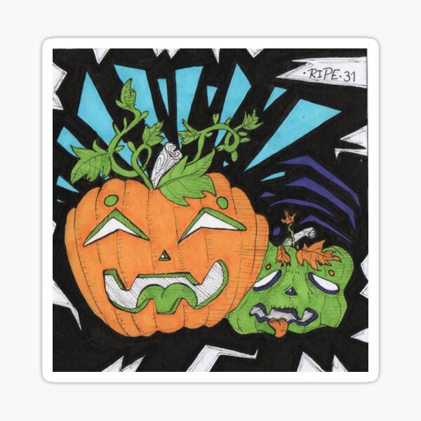 "Inktober Day 31! Ripe" Sticker for Sale by DibujosdeSofi | Redbubble