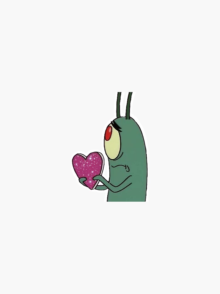 "plankton meme" Sticker for Sale by yeeun | Redbubble