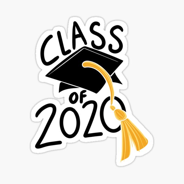 "Class of 2020" Sticker for Sale by Boogiemonst | Redbubble
