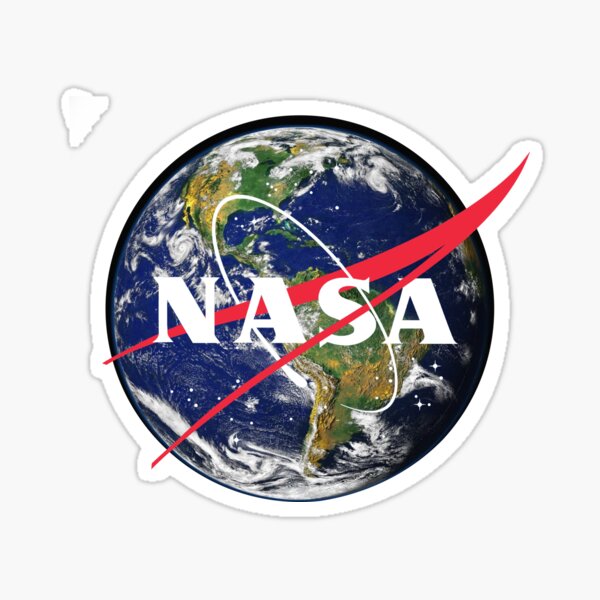 "NASA LOGO" Sticker for Sale by v4lix6 | Redbubble