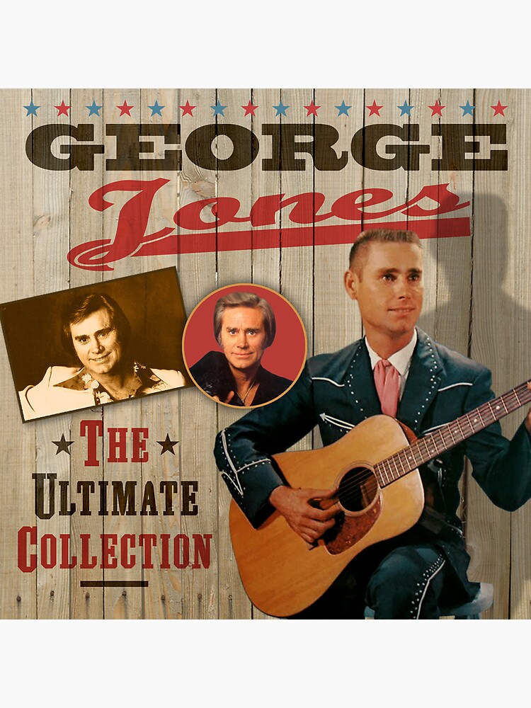 "George Jones - The Classic Country Collection" Sticker for Sale by ...