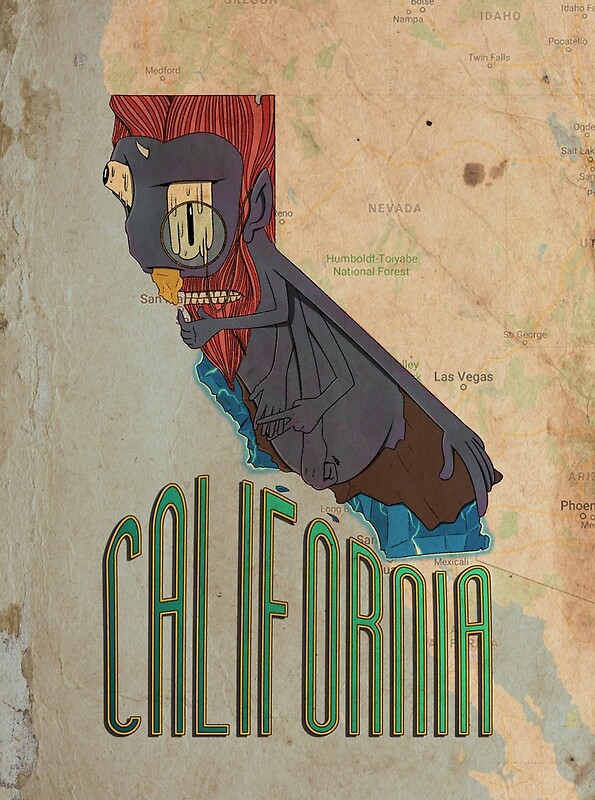 "California" by Daniel Lipsky | Redbubble