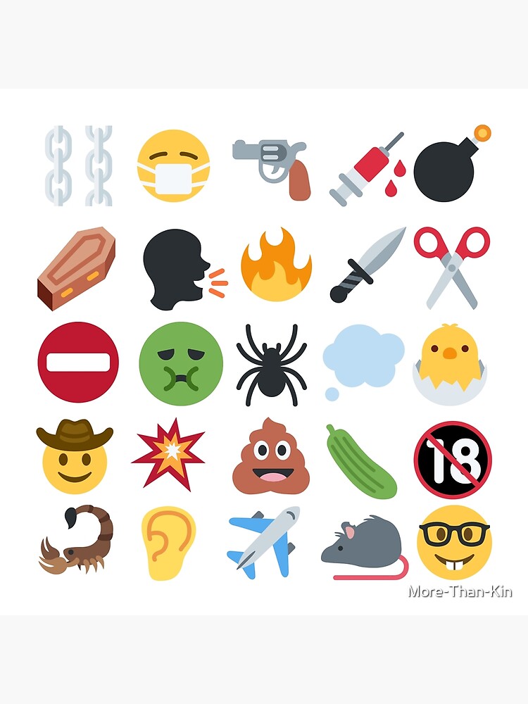 "Remus Sanders Emoji Print" Poster by More-Than-Kin | Redbubble