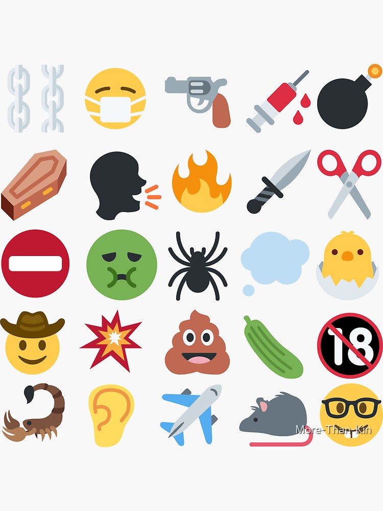 "Remus Sanders Emoji Print" Sticker for Sale by More-Than-Kin | Redbubble