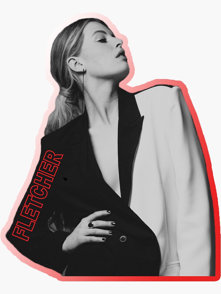 "Fletcher B&W" Sticker by zimmermanho | Redbubble