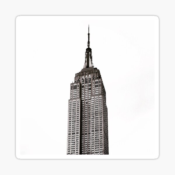 "Empire State Building" Sticker by nangell | Redbubble