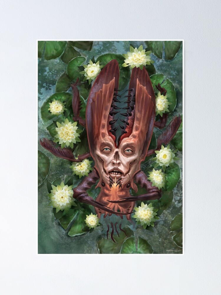 "Water Wisp Mimic" Poster by ethanharrisart | Redbubble