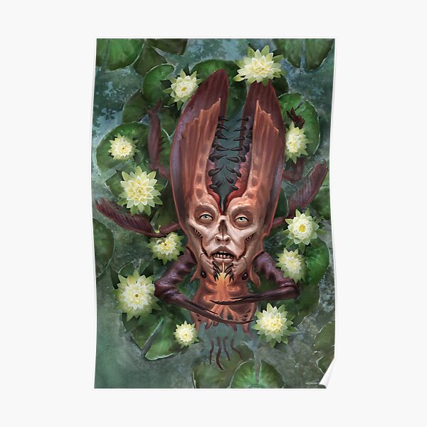 "Water Wisp Mimic" Poster by ethanharrisart | Redbubble