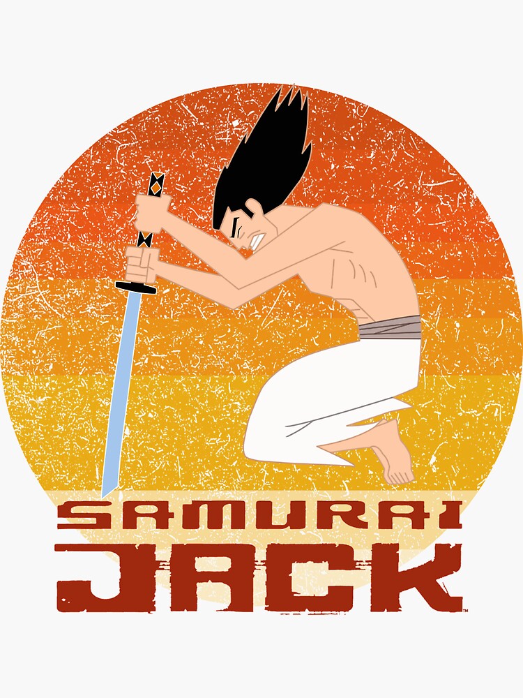 "Samurai Jack" Sticker for Sale by karamram | Redbubble