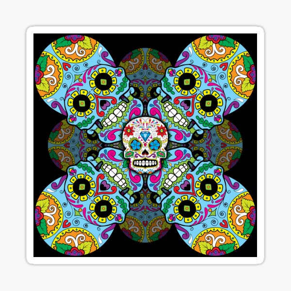Sugar Skulls Stickers | Redbubble