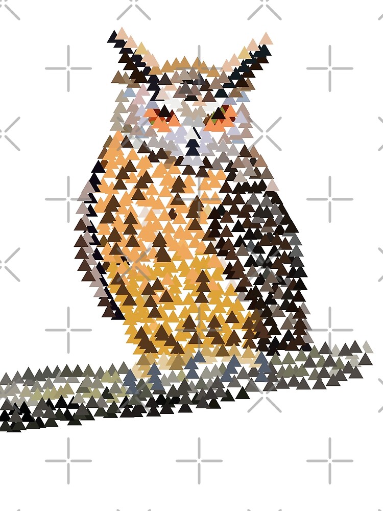 "Triangle's owl~" by LadyFullmetal | Redbubble