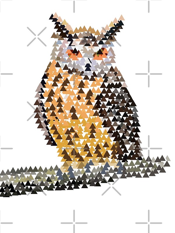 "Triangle's owl~" by LadyFullmetal | Redbubble