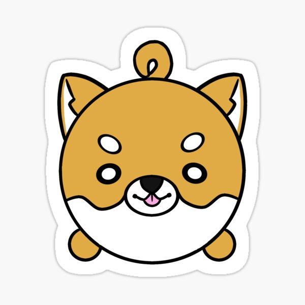 "Shiba Inu Chibi" Sticker for Sale by rumbaza | Redbubble