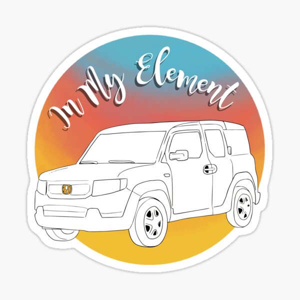 Honda Element Stickers | Redbubble