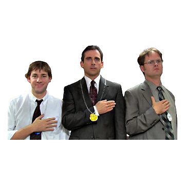 "The Office Olympics" Sticker for Sale by Retrop0lis | Redbubble