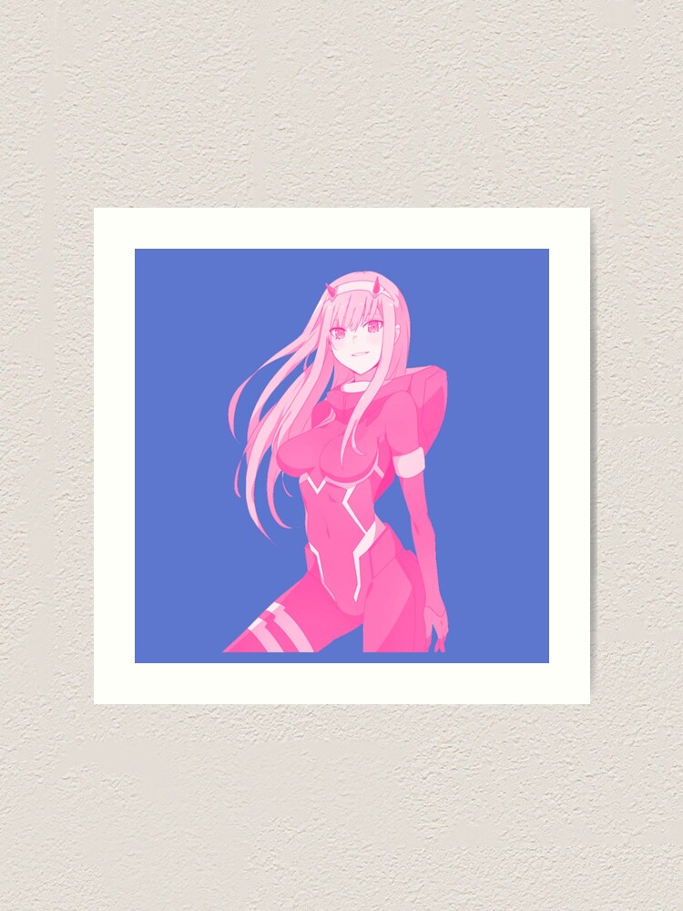 "ZERO TWO - Darling in the FranXX" Art Print by TETSUYA-CORP | Redbubble